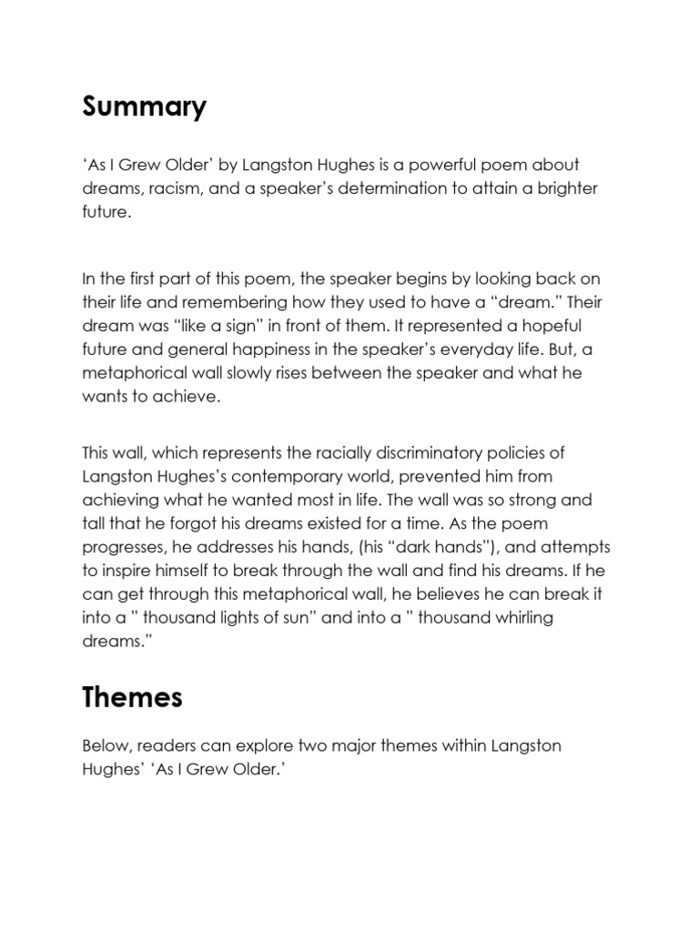 REVISION 9 - As I Grew Older' | PDF | Poetry