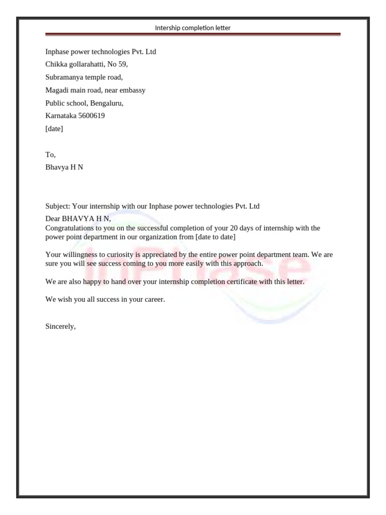 Inphase Power Technologies PVT | PDF