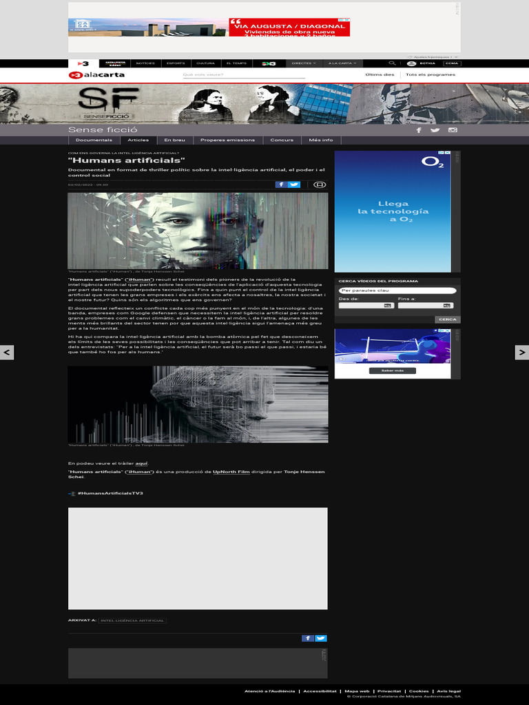 Humans Artificials - TV3 | PDF