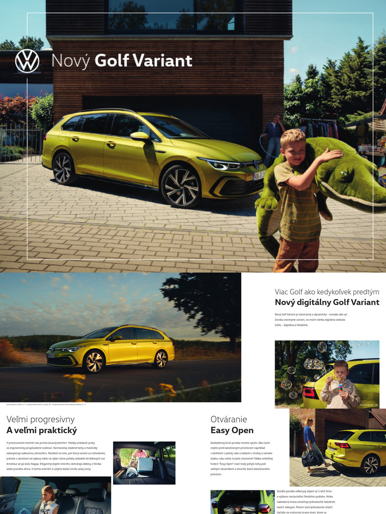 VW Golf Variant Katalog A4 v01 Web | PDF