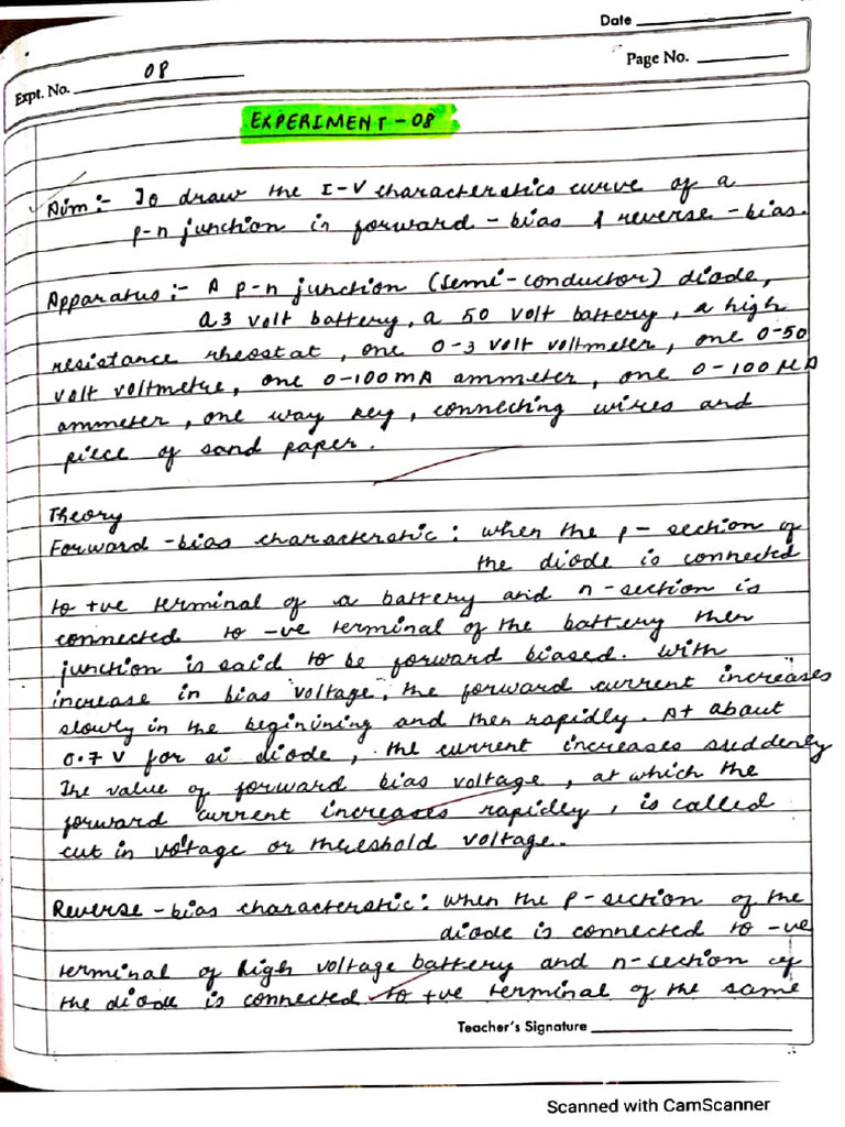 Experiment 9 Section B | PDF