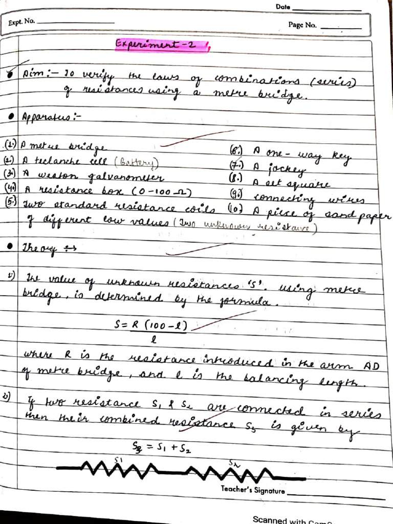 Experiment 3 Section A | PDF