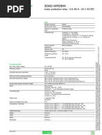 Schneider Electric - EOCR - 3DM2-WRDUWZ | PDF | Relay | Alternating Current