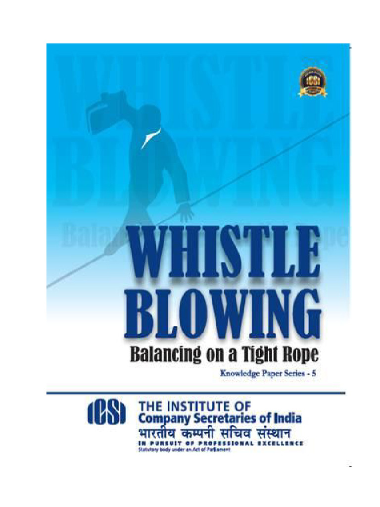 WhistleBlowing BalancingonaTightRope | PDF