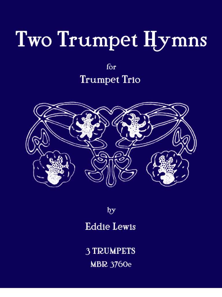 Two Trumpet Hymns For Trumpet Trio by Eddie Lewis | PDF | Blues ...