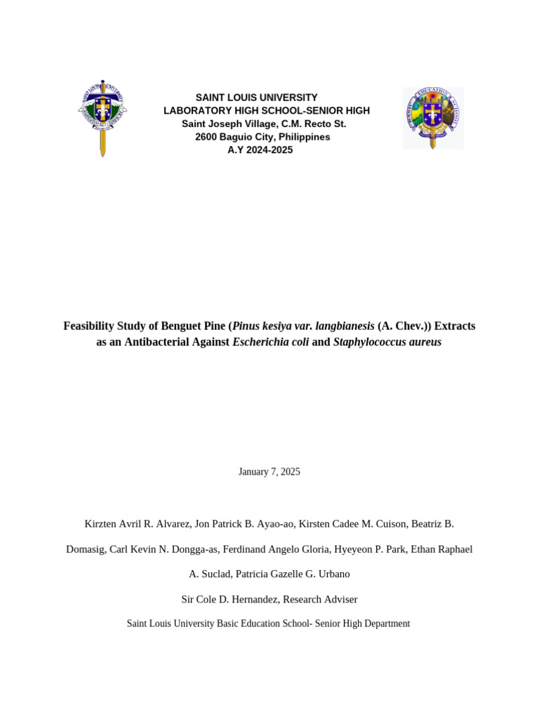12 STEM D Group 2 (Pinecone) | PDF | Staphylococcus | Staphylococcus Aureus