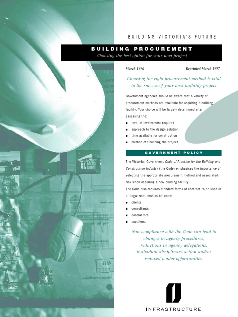 Types of Building Procurement | PDF | Construction Management | Procurement