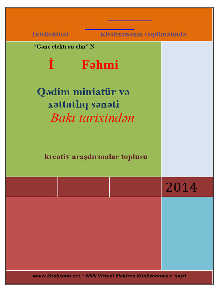 İlqar Fəhmi: Bakı Tarixindən Kollaj | PDF