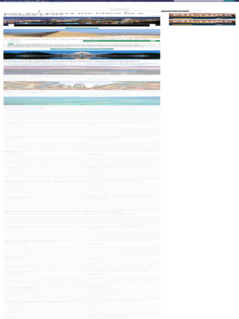 Can You Guess The Place By A Picture Of It Howstuffworks Pdf Imaging