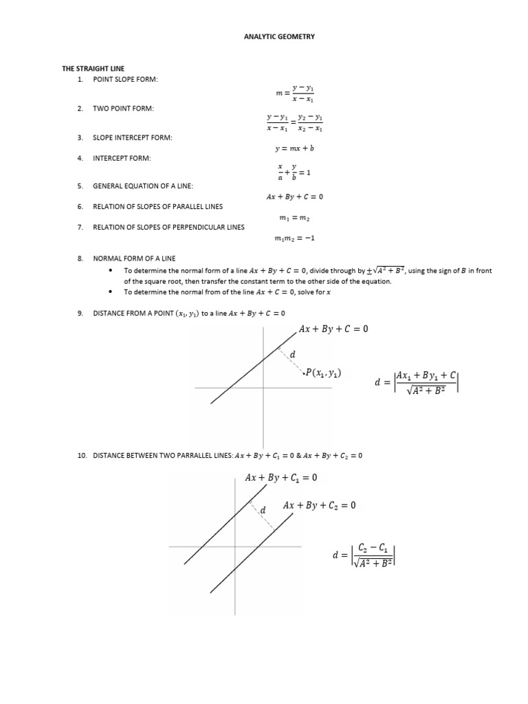 Analytic_Geometry | PDF | Line (Geometry) | Analytic Geometry