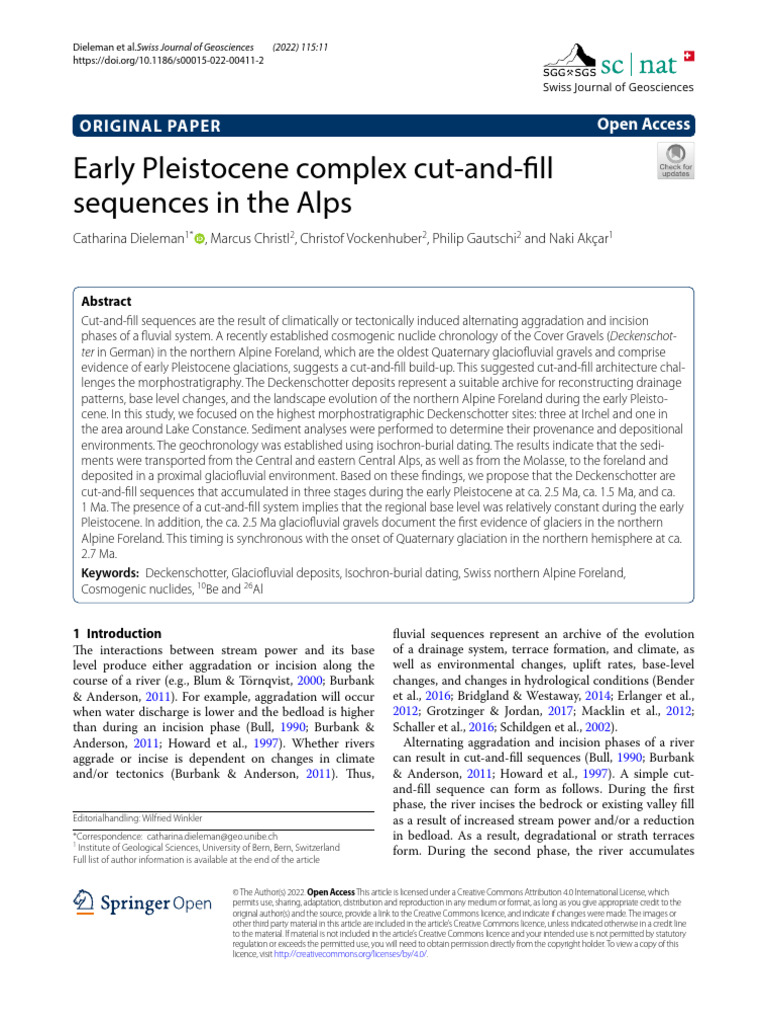 Dielemanetal 2022b | PDF | Clastic Rock | Earth Sciences