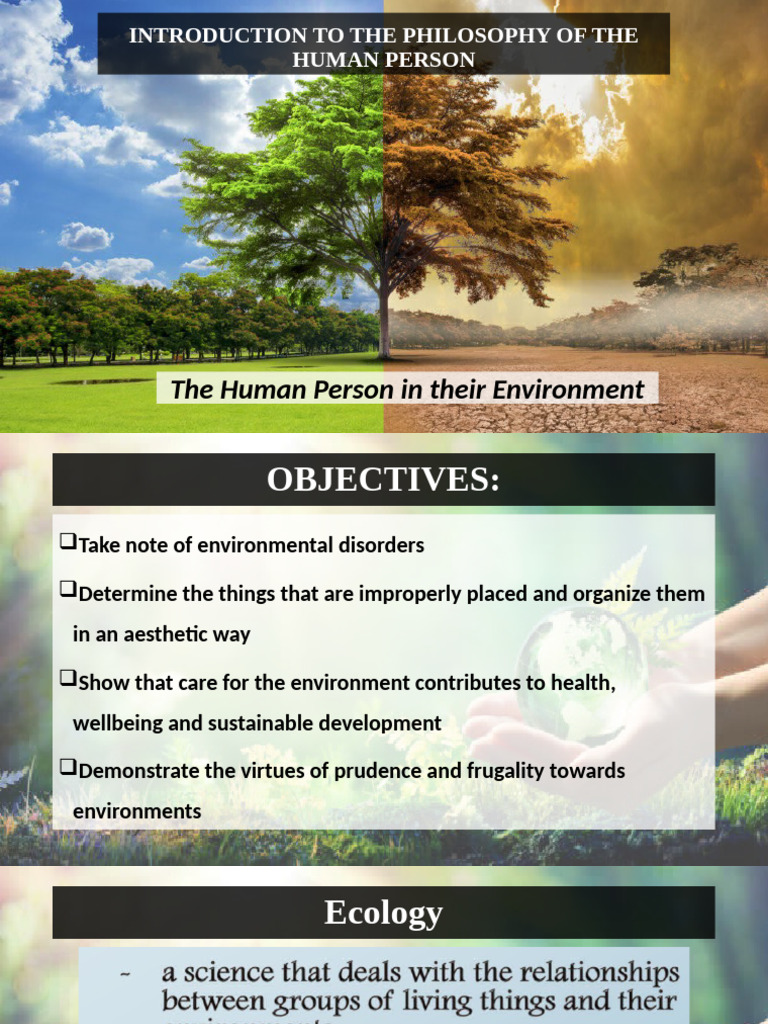 Philosophy of Human-Environment Relations | PDF | Natural Environment