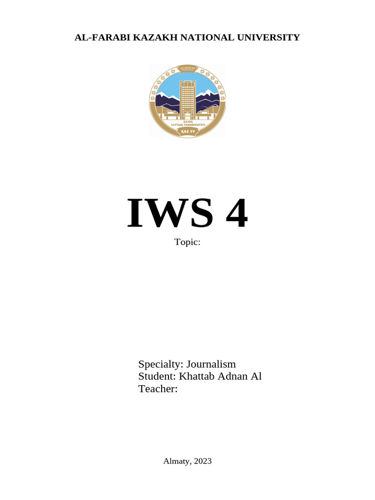 Kaznu Isw Templlate | PDF
