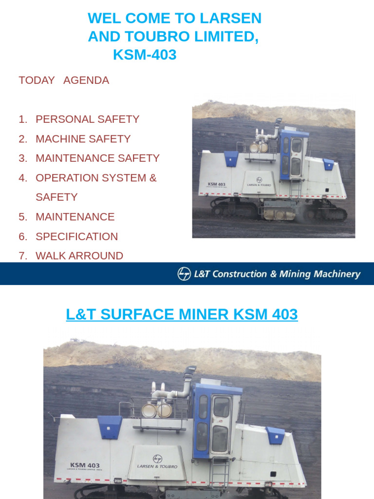 Surface Miner Safety and TRAINING - Hindi | PDF