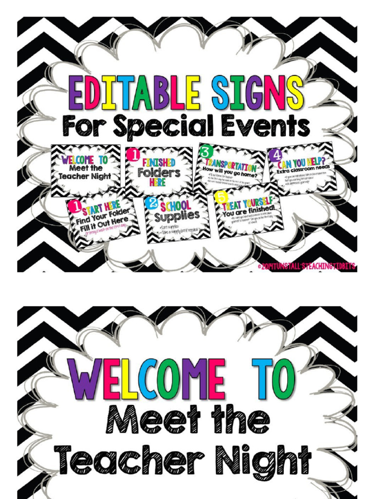 Edit Able Table Signs Chevron | PDF
