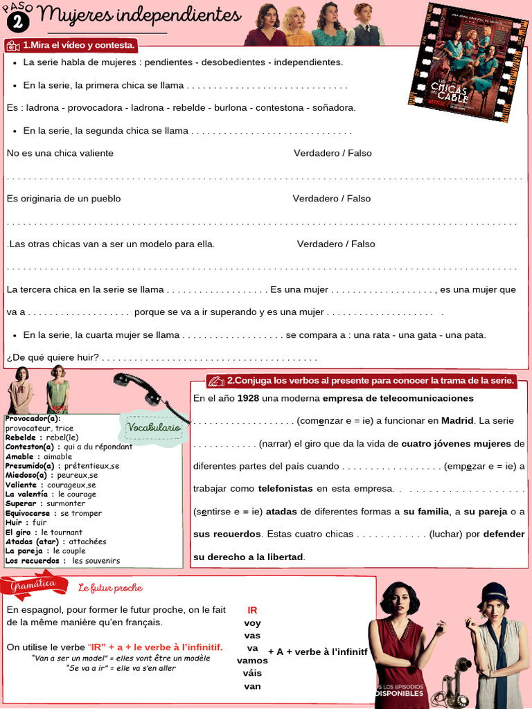 Mujeres Independientes en Las Chicas del Cable | PDF