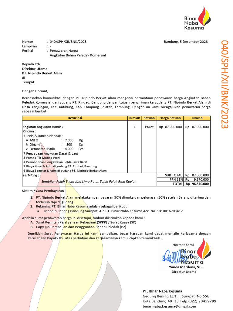 SPH 040 PT. BNK | PDF
