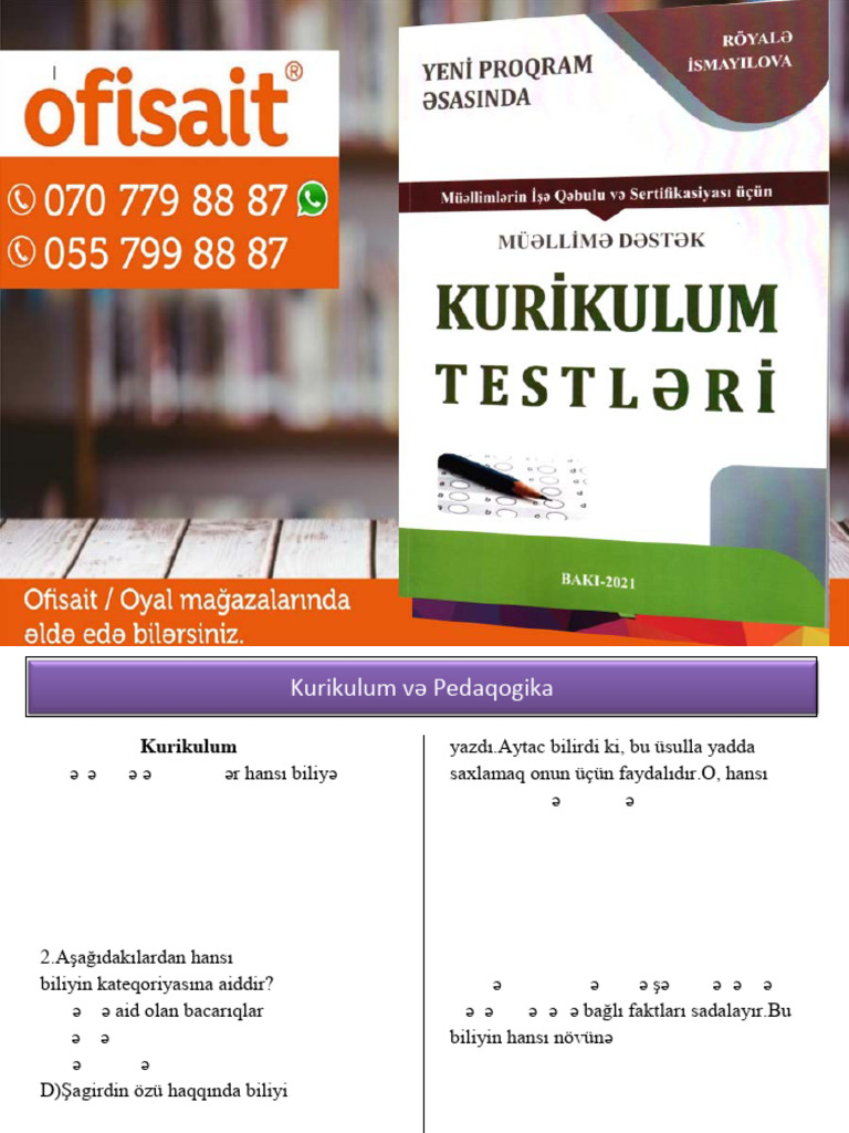 Kurikulum-2021 (1000 Sual PDF) | PDF