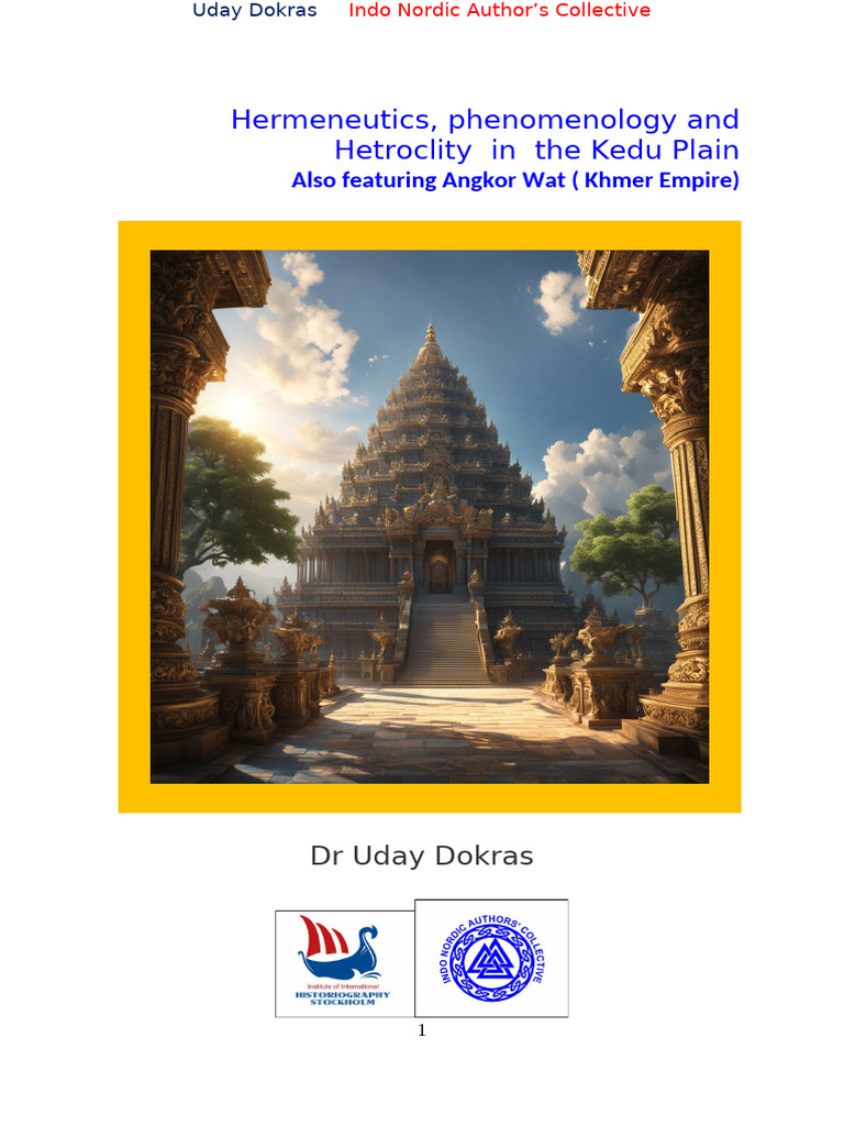 Hermeneutics, Phenomenology and Hetroclity in The Kedu Plain BOOK | PDF | Angkor | Java