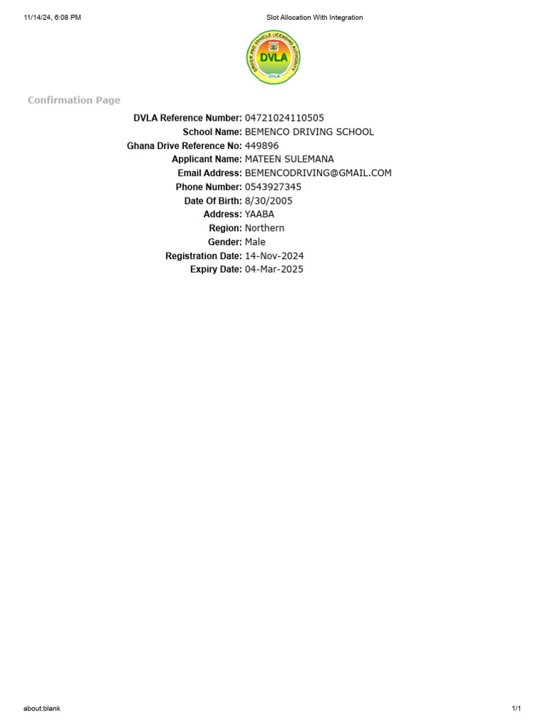 Slot Allocation With Integration | PDF