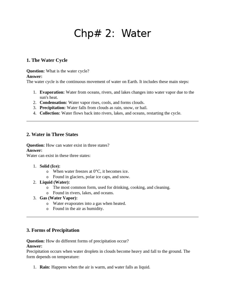 Chp 4 | PDF | Water | Precipitation