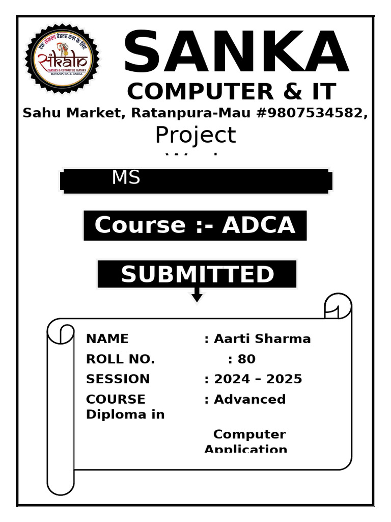 Sanjana Chauhan Front Page | PDF