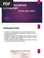 Exfoliative Cytology Overview and Benefits | PDF