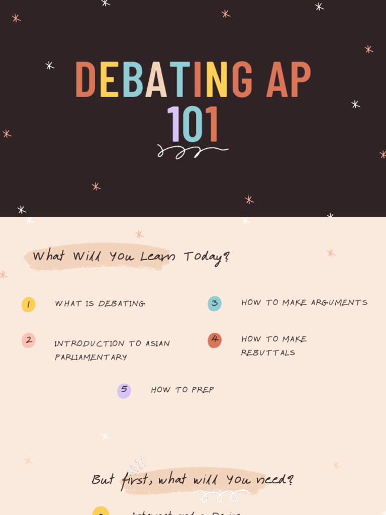 DEBATING_101_AP | PDF | Argument
