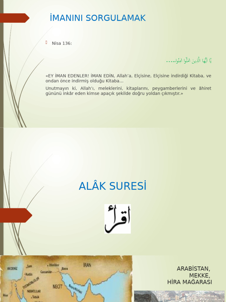 Alak Suresi̇ | PDF