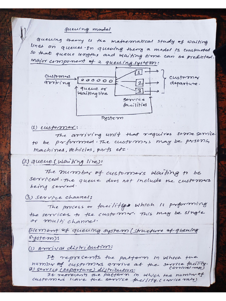 Queuing Model | PDF