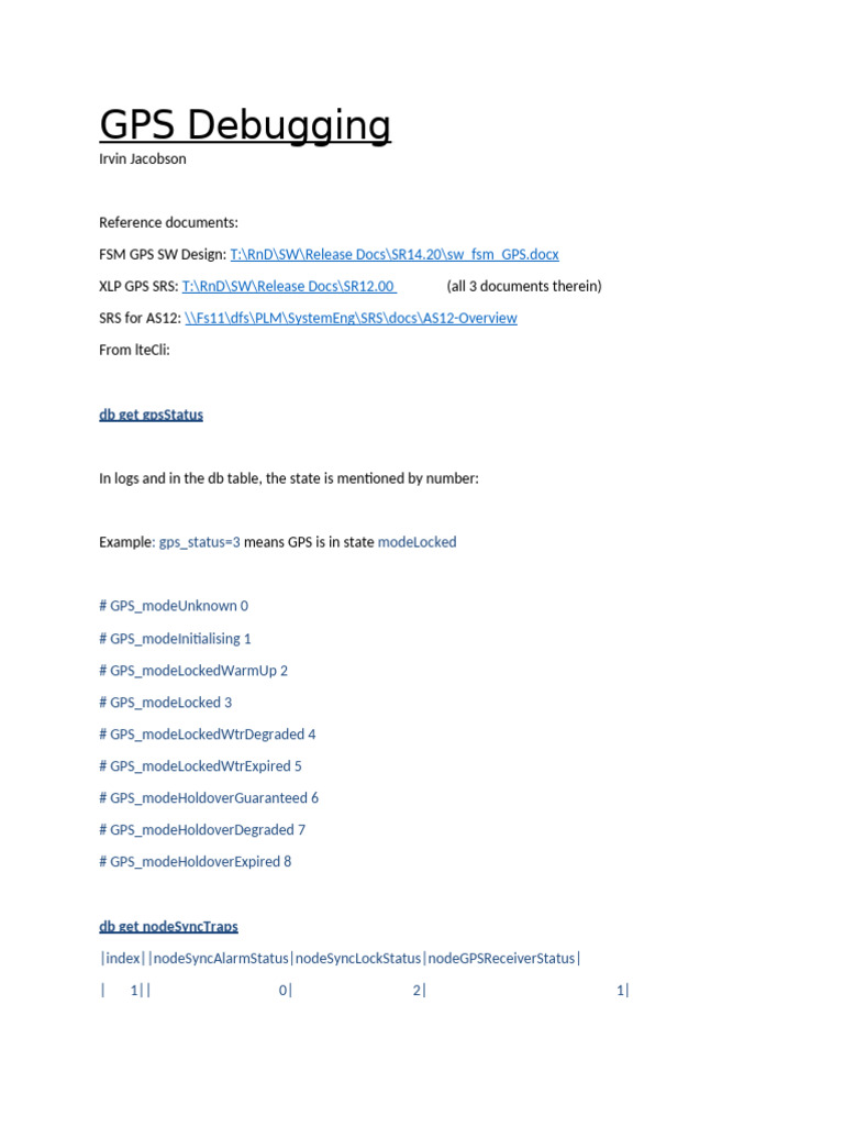 GPS Debugging | PDF | Geodesy | Geographical Technology