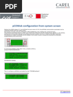 CAREL pCOWeb Default Login Guide | PDF | Router (Computing) | Login