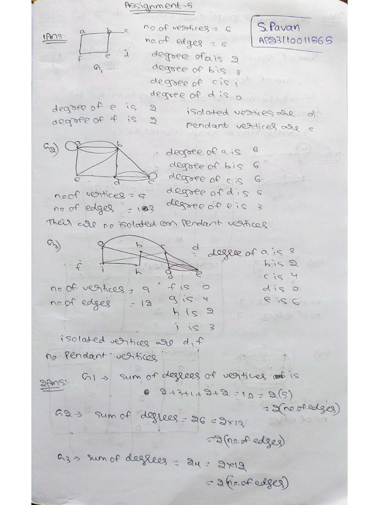 Maths Assignment 05 | PDF