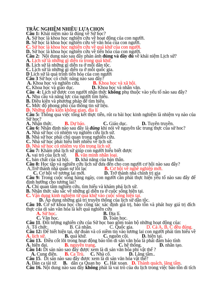 Ôn Tâp GK1 HS 10 | PDF