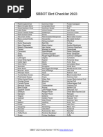 Bto Bird Species Codes | PDF