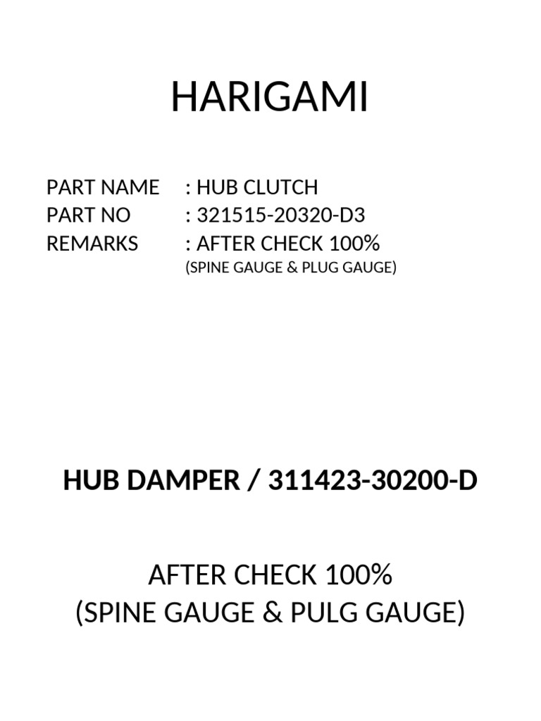 Harigami Shinko | PDF