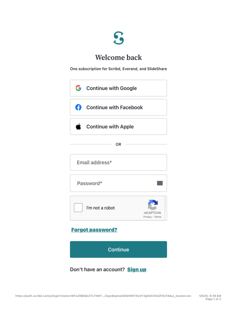 Log in | Scribd | PDF