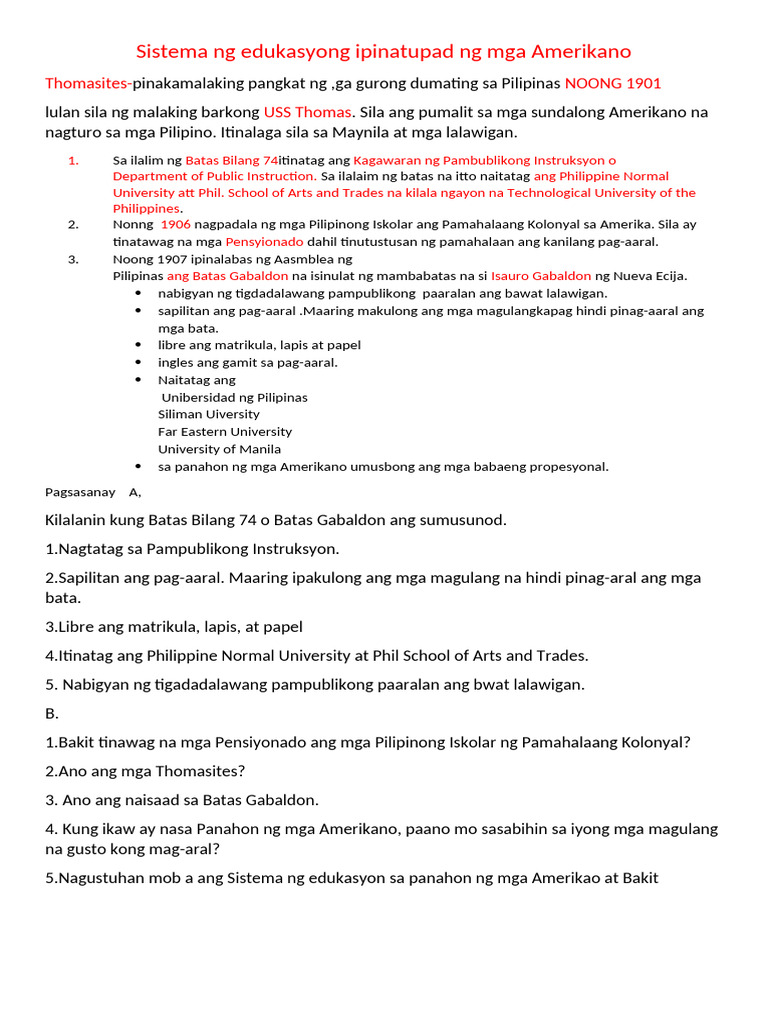 Ap Facts Heets Q2 Module 1 | PDF