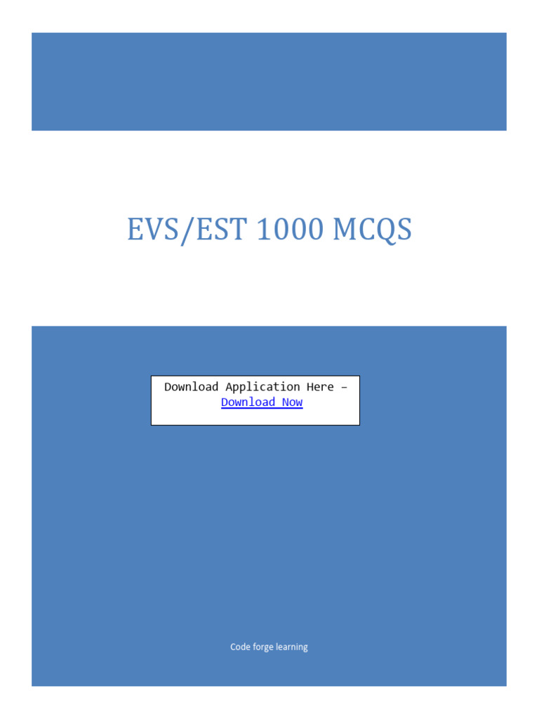 Evs | PDF | Soil | Fuels
