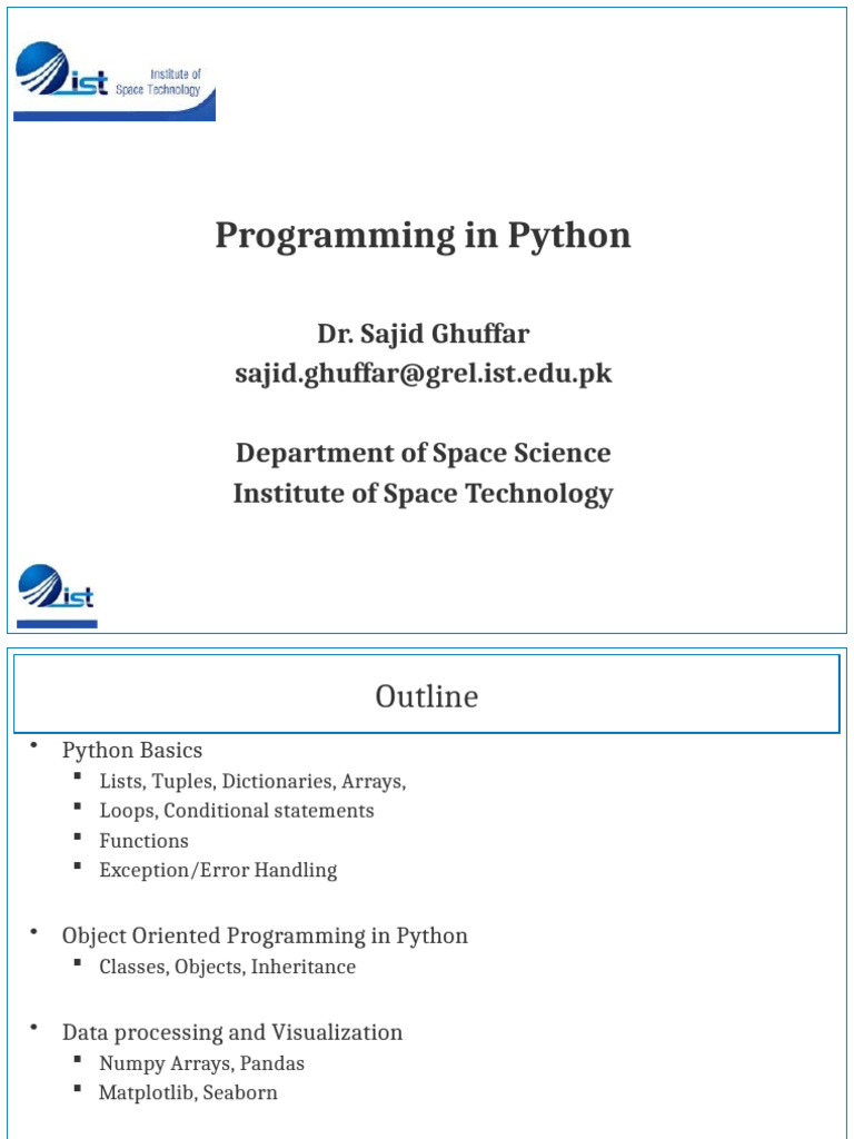 Lecture_Intro_Python | PDF | Python (Programming Language) | Boolean ... Lecture_Intro_Python | PDF | Python (Programming Language) | Boolean ...