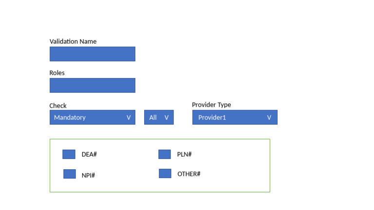 Provider Validation Screen Design 1 | PDF