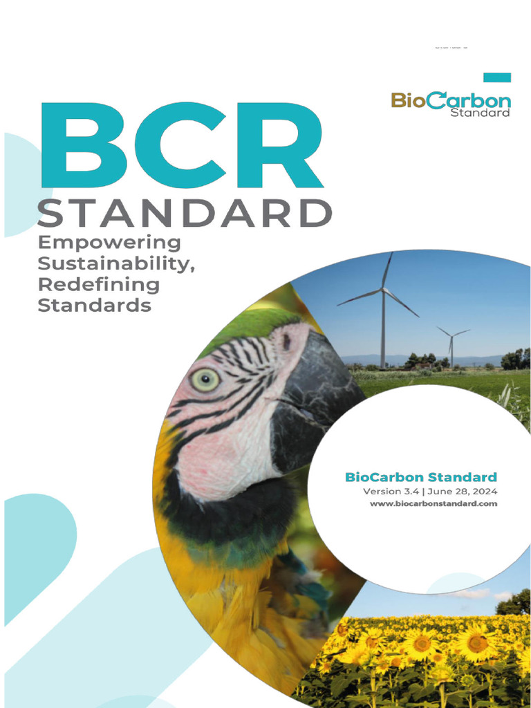 Bcr Standard Pdf Climate Change Climate Change Mitigation