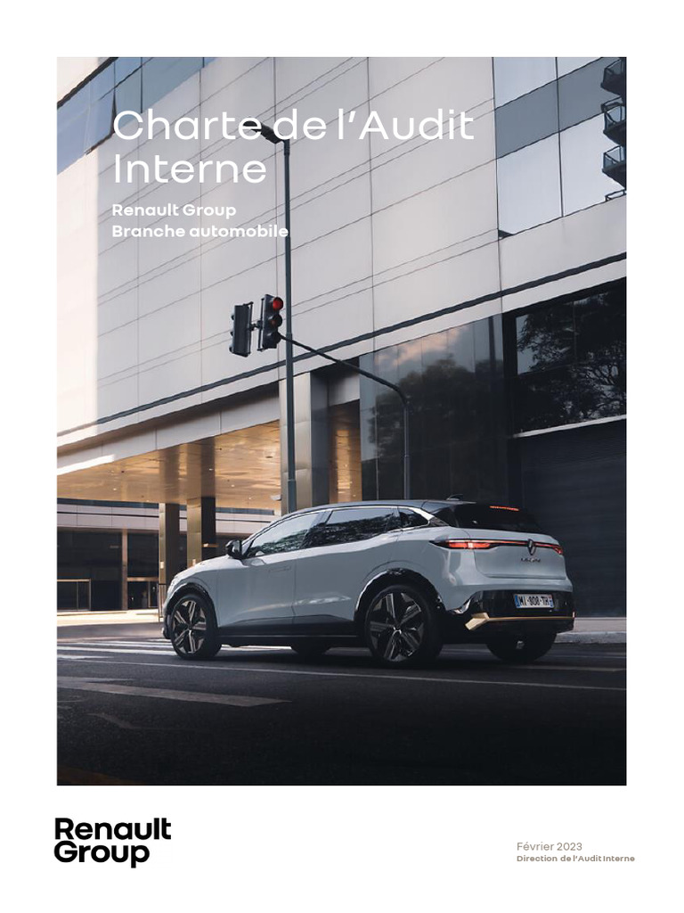 Charte de Laudit Interne 2023 | PDF | Audit | Audit interne