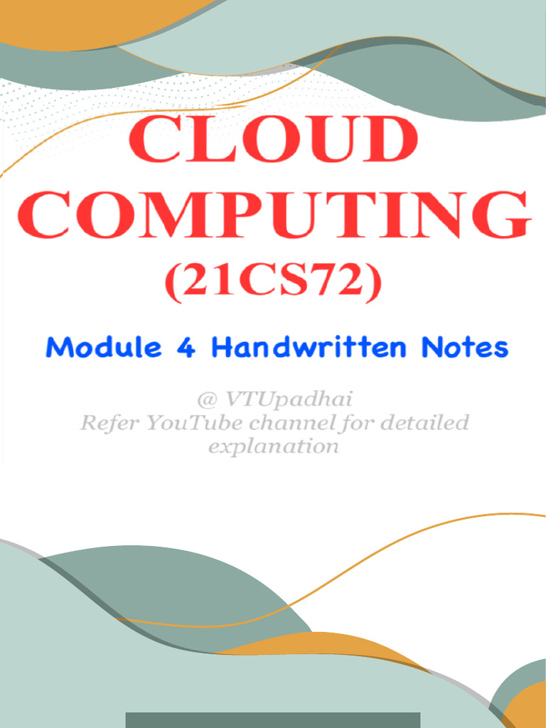 Cloud Module 4 | PDF