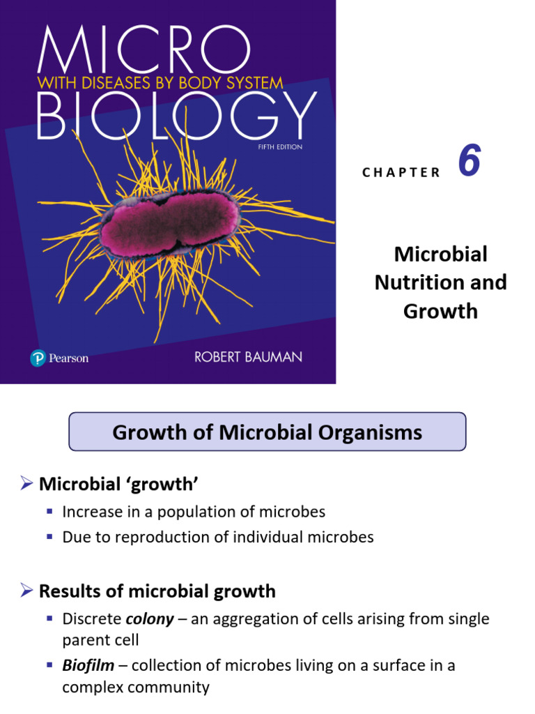 MICRO - Ch6 - D2L - W20251 | PDF | Growth Medium | Microorganism