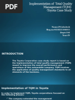 Toyota Implementation of Total Quality Management | PDF | Enterprise Resource Planning | Lean ...