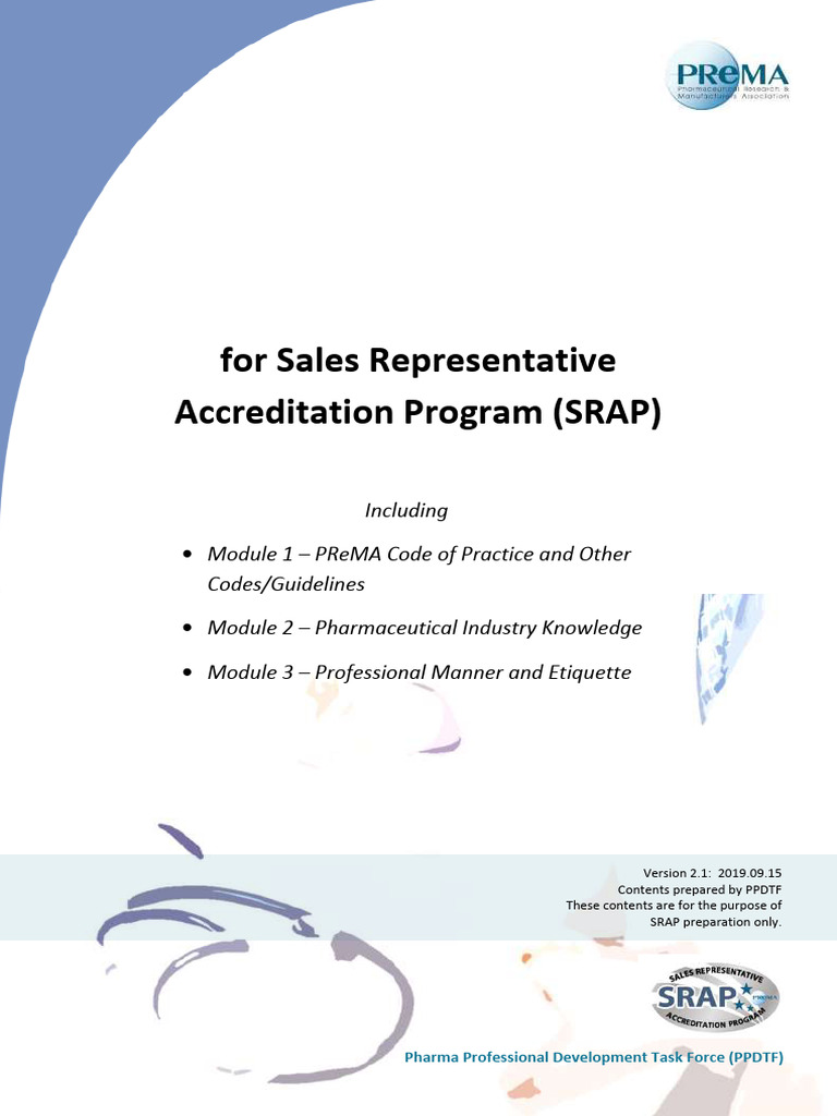 SRAP Content Handbook 15092019 | PDF