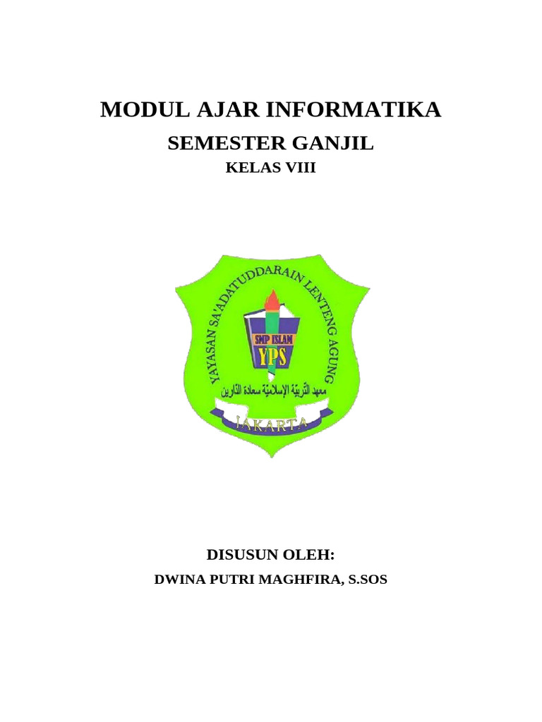 Calon Modul Ajar 8-3 | PDF
