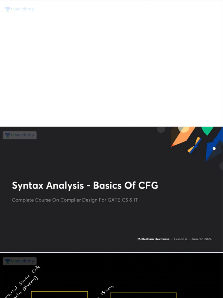 Syntax - Analysis - Basics - of - CFG - With - Anno | PDF