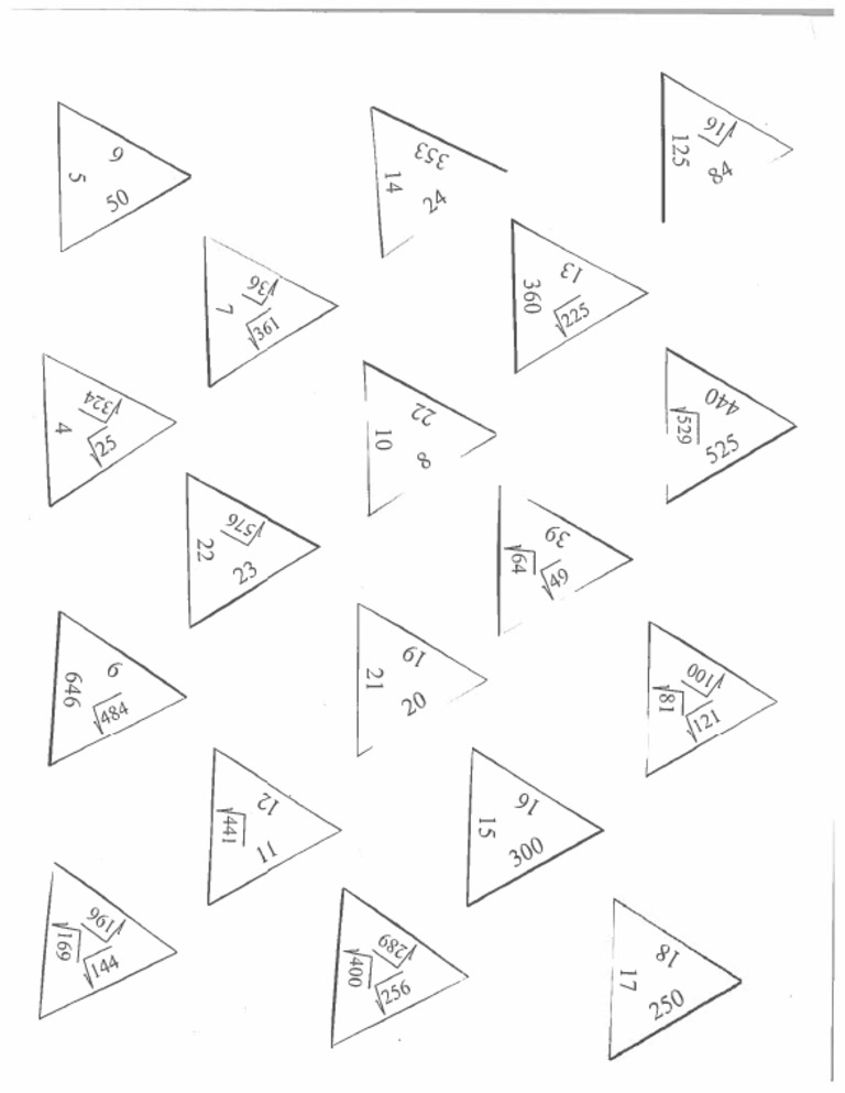 Square Root Puzzle | PDF